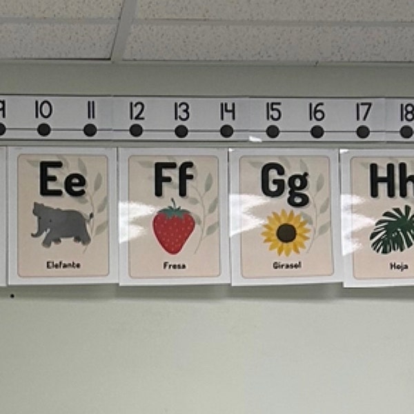 Classroom Number Line Display With Negatives | Black Basics Classroom ...