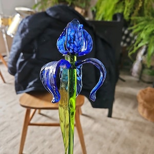 Gorgous Glass Roses, Hand Blown Glass Roses Flowers, Hand Blown Spring ...