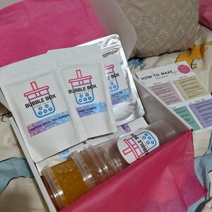 Bubble Tea Home DIY Kit by Bubble Box fruit Tea Set | Etsy