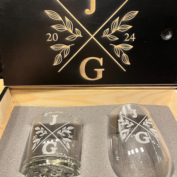 Custom Pitcher - Etched Glass Pitcher Housewarming Gift, Personalized ...