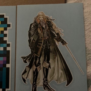 ALUCARD Vinyl Decal No. 1 From Castlevania Symphony of the - Etsy