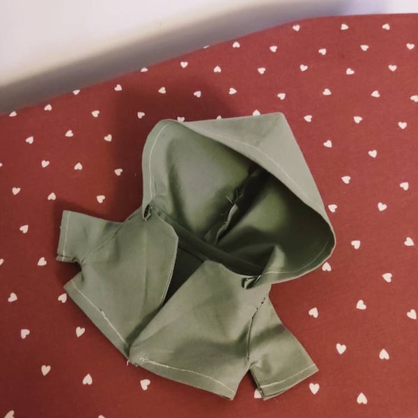 Miniature Coat PDF Sewing Pattern / Reversible Doll Jacket With Hood or ...