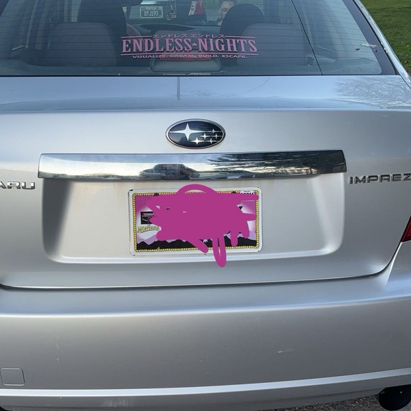 Endless Nights JDM Car Window Decal Sticker Bumper Sticker, Windshield ...