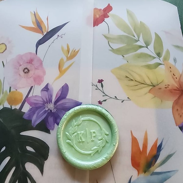 Custom Wax Seals, Handmade Wax Seal Sticker, 20 Logo Collection, Wax ...