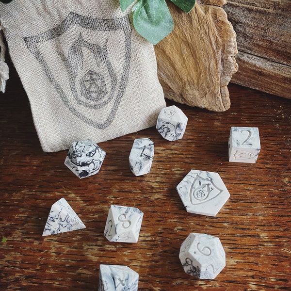 RPG Dice Resin Hidden Depths - ALT Shape - Etsy