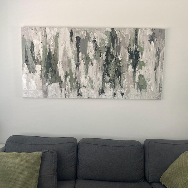 The Beach Joys Ocean Surfing Art Hand Painted Extra Large Heavy ...