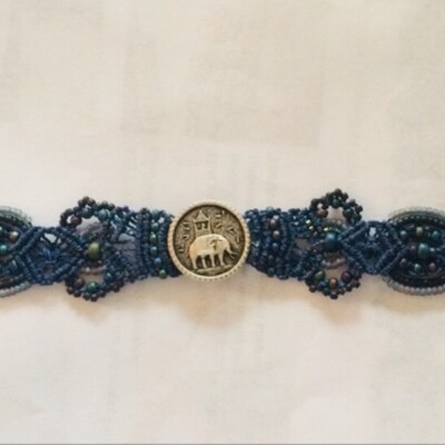 Micro Macrame Tutorial Hydrangeas Bracelet Pattern Beaded Macrame Jewelry Making DIY - Etsy