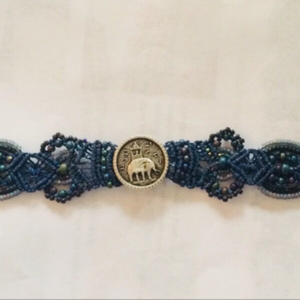 Micro Macrame Tutorial - Falling Leaves Bracelet - Pattern - Beaded Macrame - Jewelry Making ...