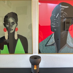 Moody Asian Portrait Chinoiserie Art Portrait Japandi - Etsy