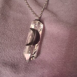 Glow in the Dark Necklace / Glowing Necklace / Crystal Point - Etsy