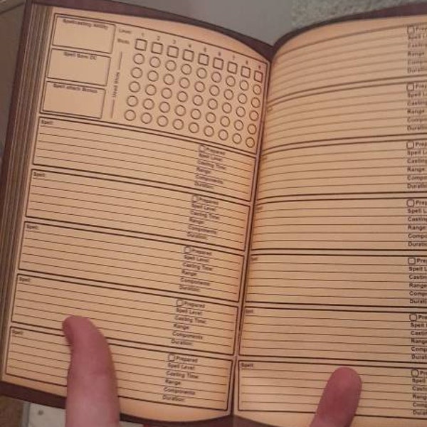 Immersive Spellbook - Dnd 5e Compatible | Spell Tracker | Digital ...