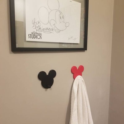 Mickey Wall Hanger Mickey Mouse Coat Hanger - Etsy