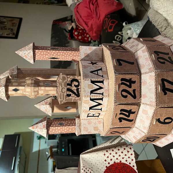 3d SVG - Castle Advent Calendar Christmas - Castle Advent Calendar (svg ...