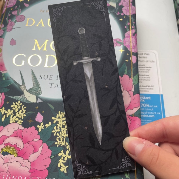 Sword Bookmark | Dark Fairytale | Dark Academia Bookmarks | Spooky ...