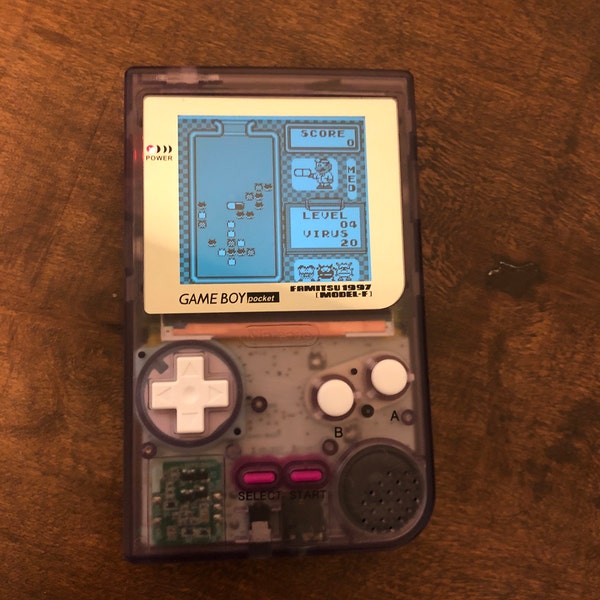 Game Boy Pocket IPS LCD Backlight Modded! 36 Different Color Screen ...