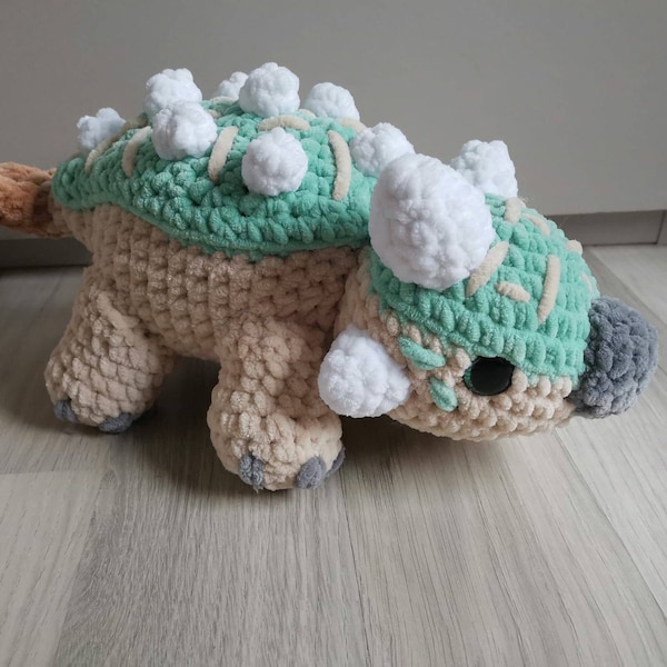 PATTERN ONLY- Bumpy Ankylosaurus Cute Crochet Plush Pattern ...