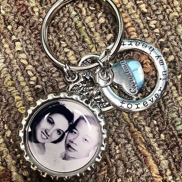 Memorial Keyring - Memorial Photo Gift - Custom Memorial Gift ...