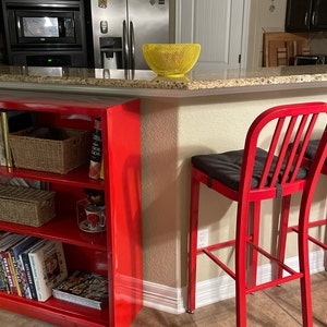 Vintage Flat File double Stack Cabinet Table, Custom Refinished to ...