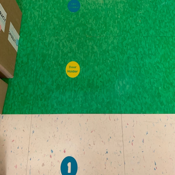 Number Vinyl Floor Decals for the Classroom - Etsy