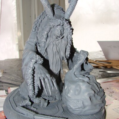 Graboid From Tremors Statue FANMADE Creature 3d Printed Bust Figure ...