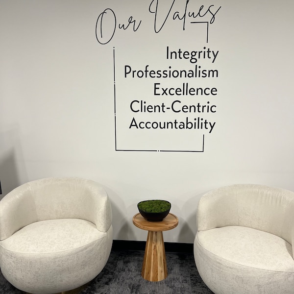 Hello & Welcome Office Wall Decal Welcome Office Sign Welcome Sign ...