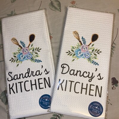Custom Kitchen Towel Personalized Kitchen Towel - Etsy