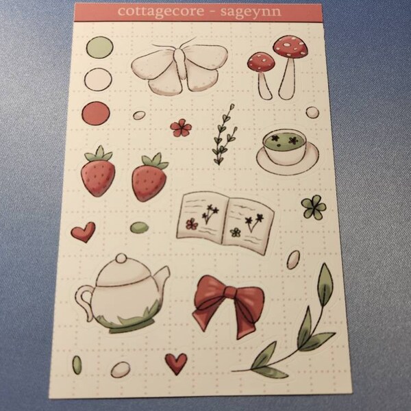 Kawaii Junk Sticker Sheet - Etsy