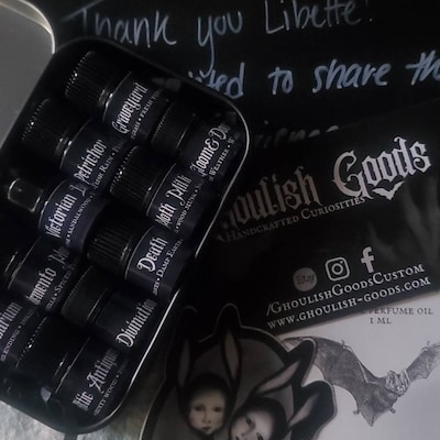 VAMPIRE BLOOD Goth Perfume Oil Alternative Unique Fragrance Mahogany ...