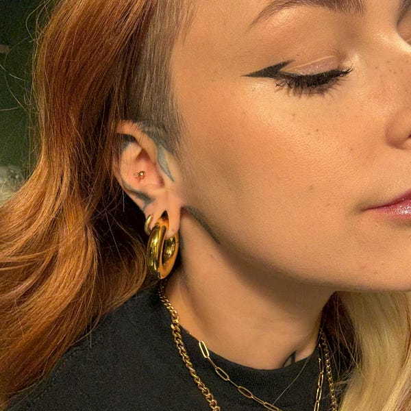 Design Your Own Dangles Surgical Steel Internally Threaded Double Flare ...
