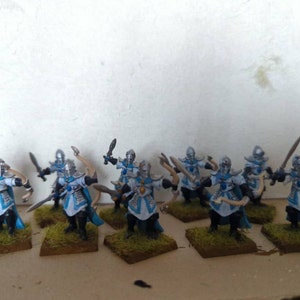 Medieval Heavy Cavalry, Highlands Miniatures, 9th Age, Equitaine ...