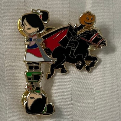 Mulan Inspired Hard Enamel Flip-pin - Etsy