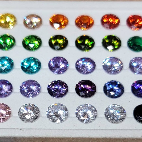 Octagon Cubic Zirconia | 10 Multi Colors Cz Stones AAA Quality Cubic ...