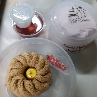 Apple Doughnut, DIY Slime, Snow Butter Slime, Apple Slime, Fall Slime ...