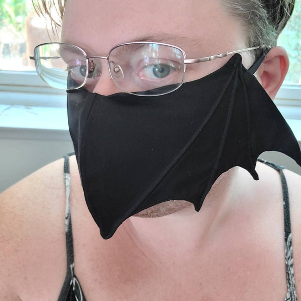 Bat Mask - Etsy