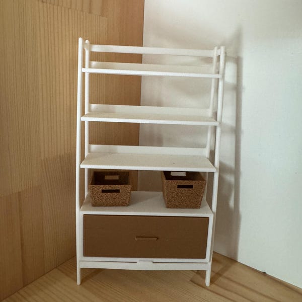Miniature Wall Shelf With Pegs, Small Shelf With Little Hooks ...