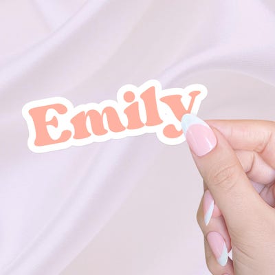 Add Your Own Designs Super Cute Sticker Mockup Template With Isolated ...