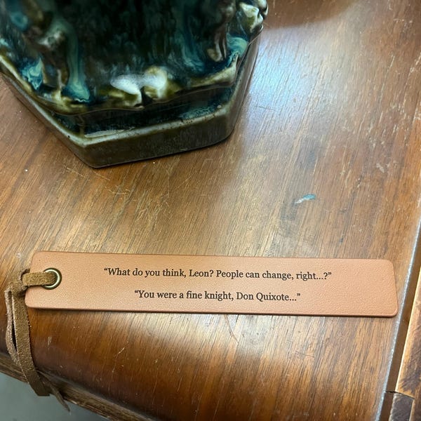 Engraved Leather Bookmark, 3rd Anniversary Bookmark Custom Handwritten ...