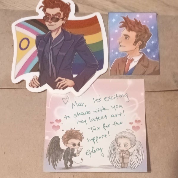 Pride Flag 14th Doctor Sticker, David Tennant, Doctor Who, Fourteenth ...