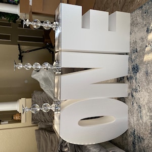 Large GRAD Table Base Foam Letters GRAD Party Decor Party Decorations ...