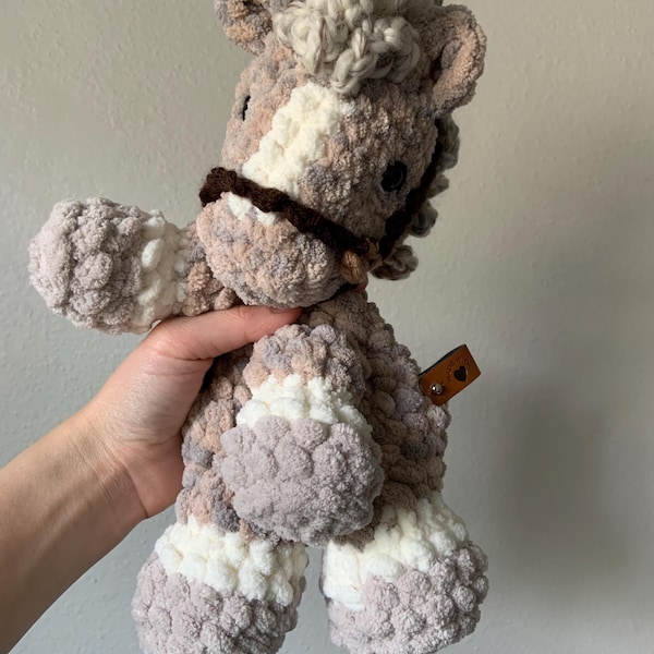 BUNDLE Paylin the Pony STUFFIE + SNUGGLER Crochet Pattern | No Sew Low ...
