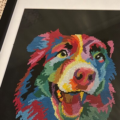 Colorful Calf Cross Stitch Pattern Abstract Rainbow Cow Cross - Etsy