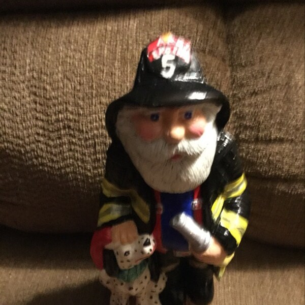 Ceramic Bisque Fireman Santa Claus Nowell Ready to Paint - Etsy