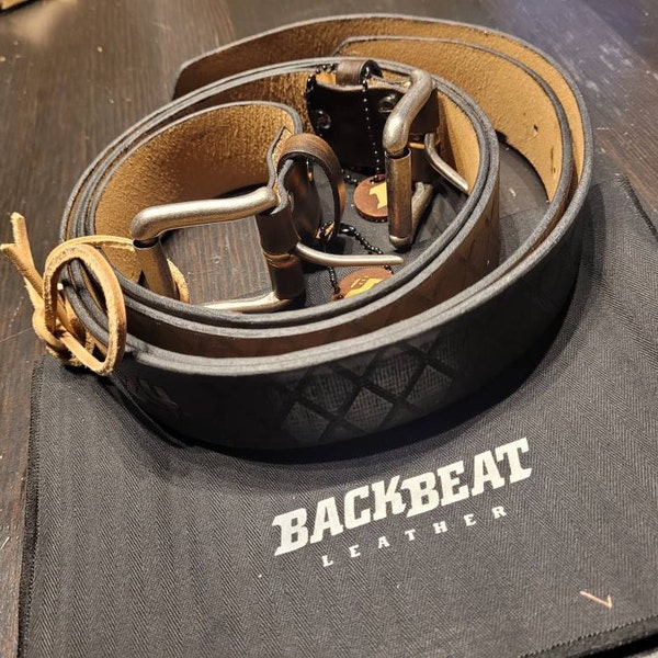Leather Belt Lego-style Bricks Gift for Men Gift for Her Gift for Them ...