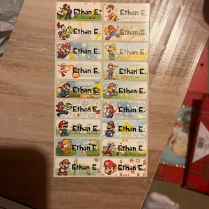 Baby Name Labels Personalize Kid Sticker, Waterproof Name Label Daycare ...