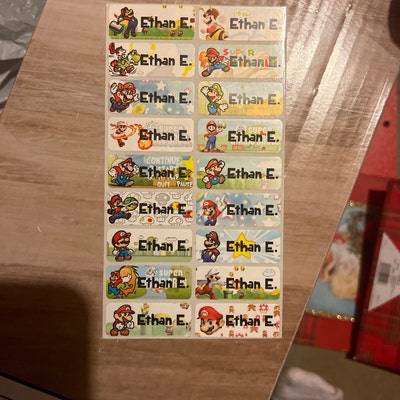 Baby Name Labels Personalize Kid Sticker, Waterproof Name Label Daycare ...