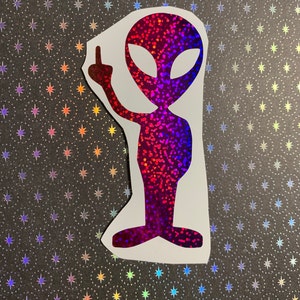 Alien SVG - Alien Flipping off - Middle Finger Alien - Cricut - Ready ...