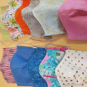 Washable Face Mask Pattern PDF Sewing, 3 Size for Family, to Sew ...