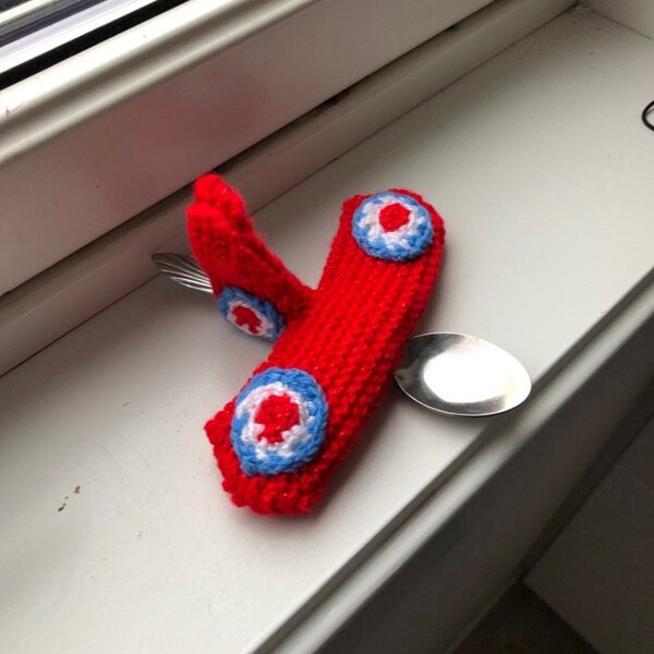 AIRPLANE SPOON for Your Baby Pdf Email Knit PATTERN - Etsy