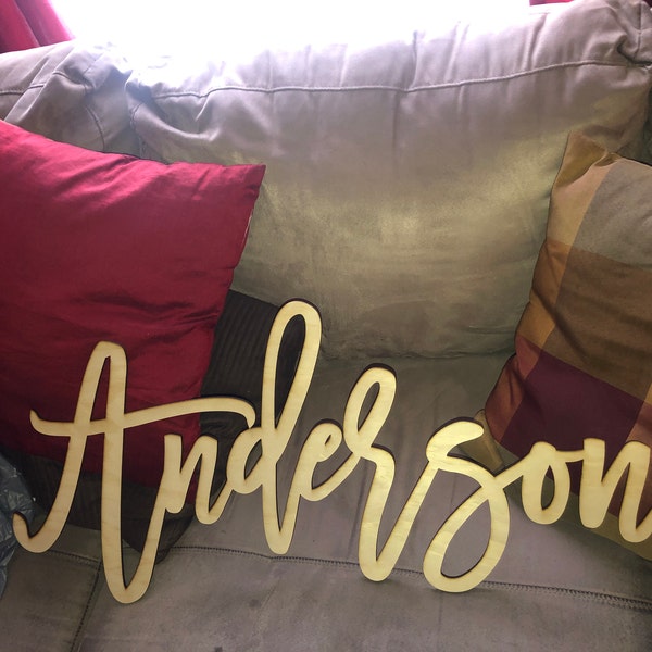 Large Custom Baby Name Sign / Baby Shower Sign / Custom Name Sign ...