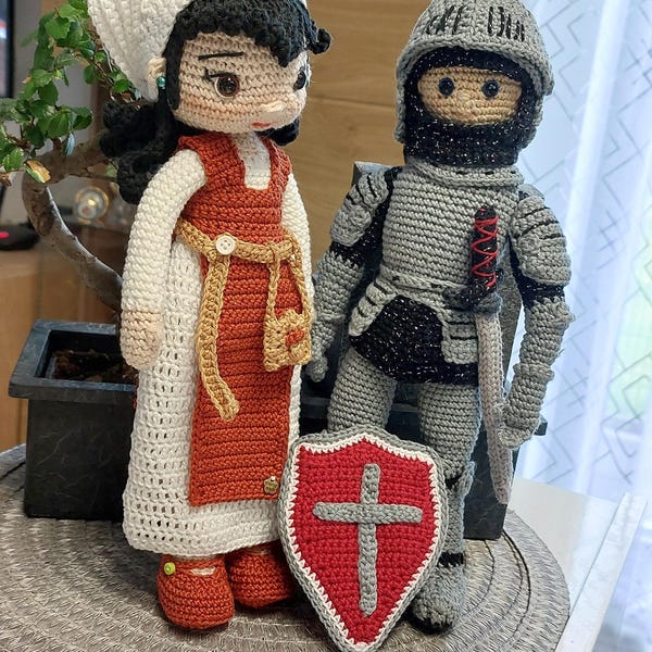 PDF Instant Download. Armour of God KNIGHT, , Fantasy Range Amigurumi ...